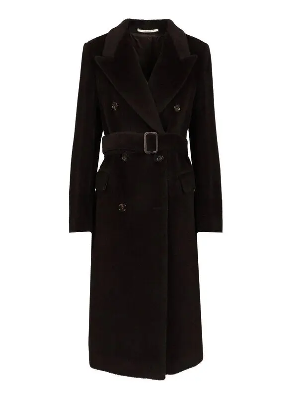 Tagliatore Josie Double-breasted Coat - Black