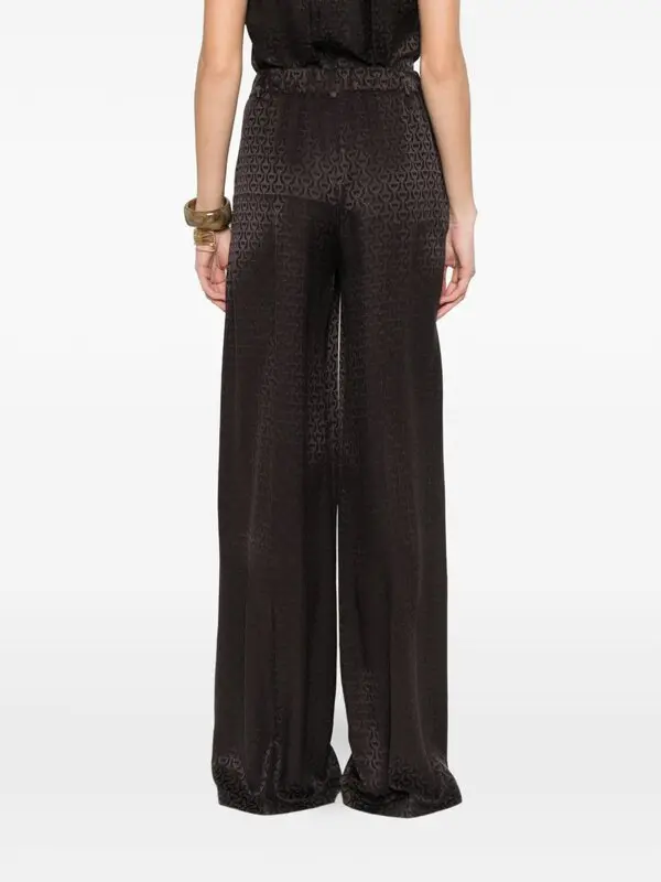 Gucci Horsebit Silk Trousers