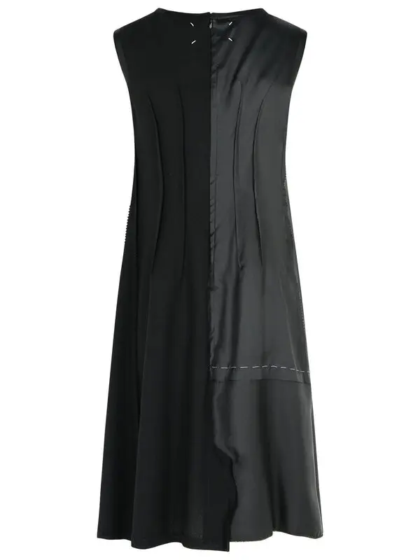 MAISON MARGIELA Cupro Blend Dress - Black