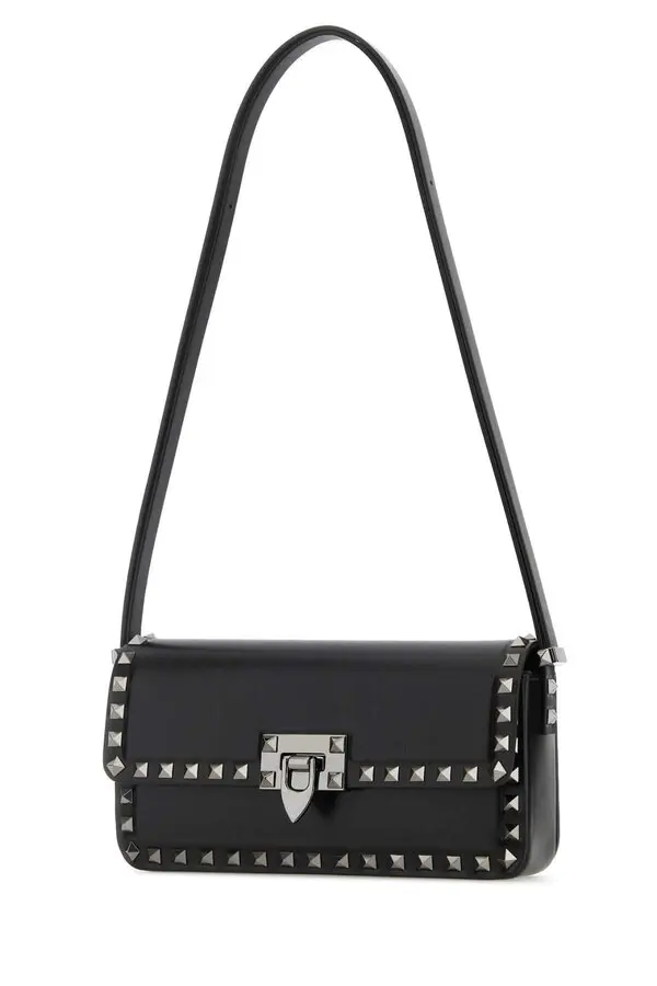 Valentino Garavani Leather Rockstud Shoulder Bag