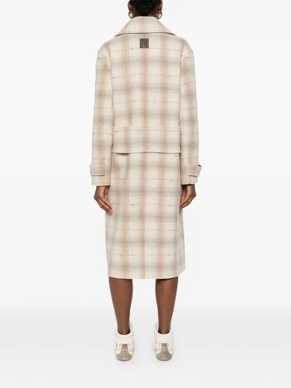 Loewe Wool And Cashmere Double-breasted Coat