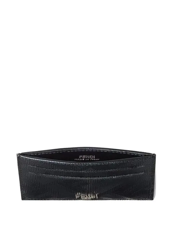 Fendi Shadow Slim Cardholder - Black