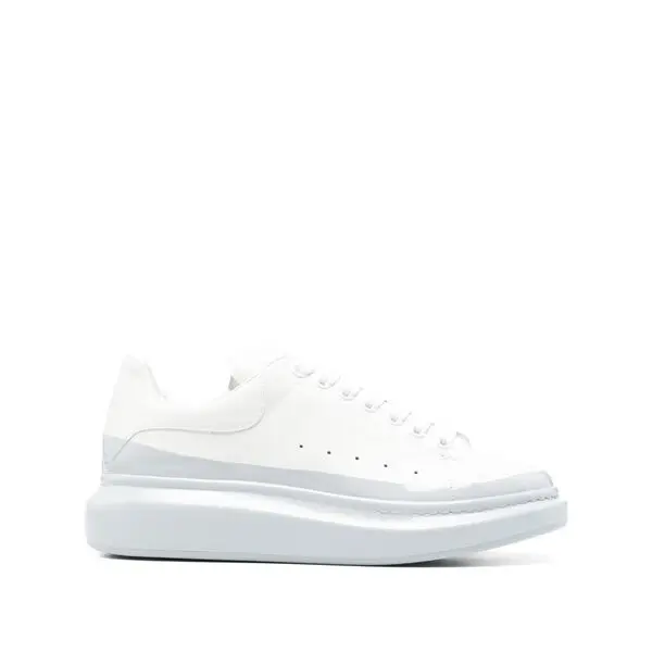 Alexander McQueen Lacquer Finish Low-top Sneakers - White