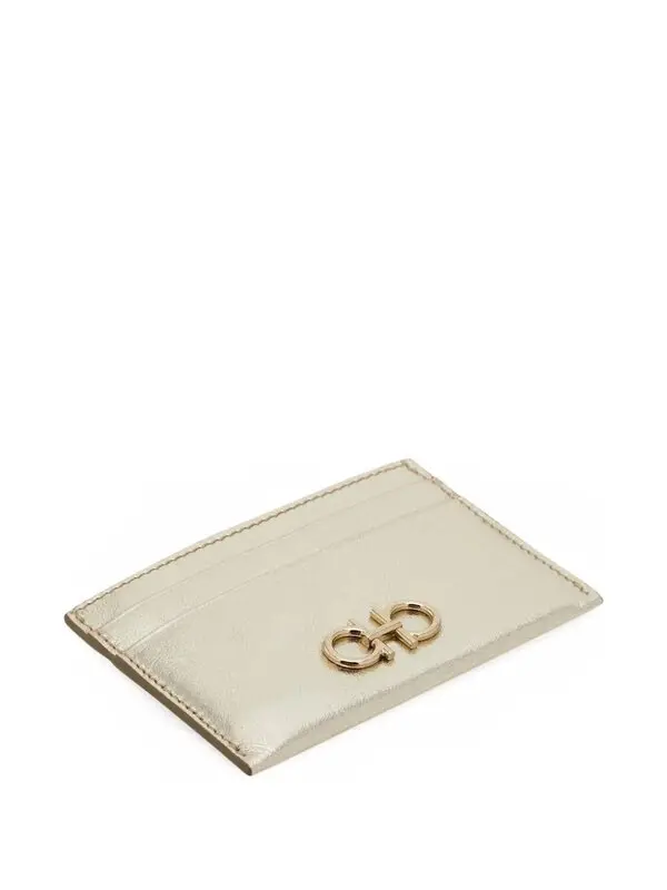 FERRAGAMO Gancini Laminated Leather Card Holder