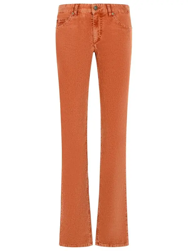 Isabel Marant Étoile Cotton Blend Pants - Orange