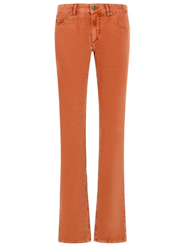 Isabel Marant Étoile Cotton Blend Pants - Orange