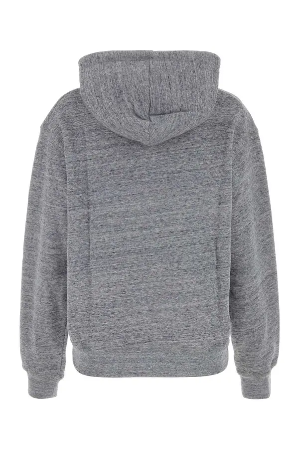 Dsquared2 Melange Grey Cotton Sweatshirt