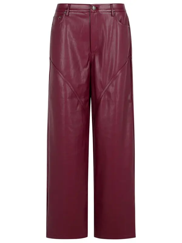 ROTATE BY BIRGER CHRISTENSEN Polyester Wide-leg Pants - Multicolor