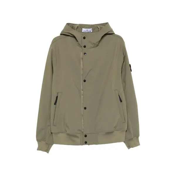 Stone Island Jackets Hooded Jackets - Green