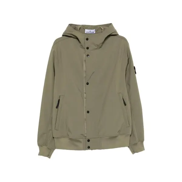Stone Island Jackets Hooded Jackets - Green