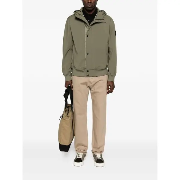 Stone Island Jackets Hooded Jackets - Green