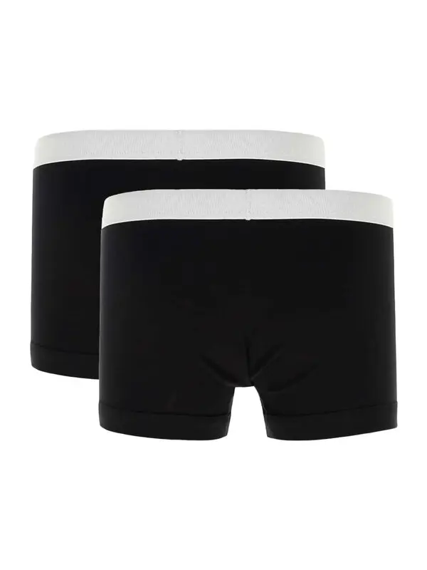 TOM FORD Set Of 2 Logo-waistband Cotton Boxer Briefs - Black