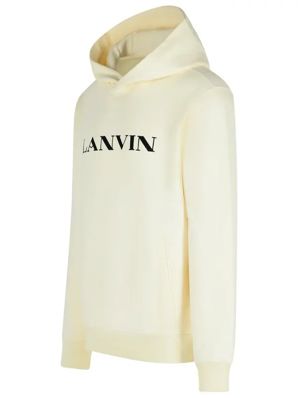 LANVIN Ivory Cotton Sweatshirt