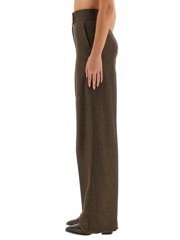Max Mara Virgin Wool Wide Leg Pants