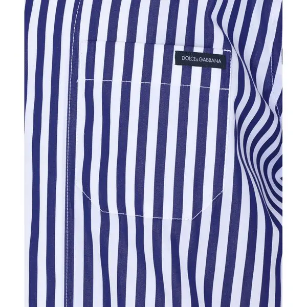 Dolce & Gabbana Logo Striped Shirt