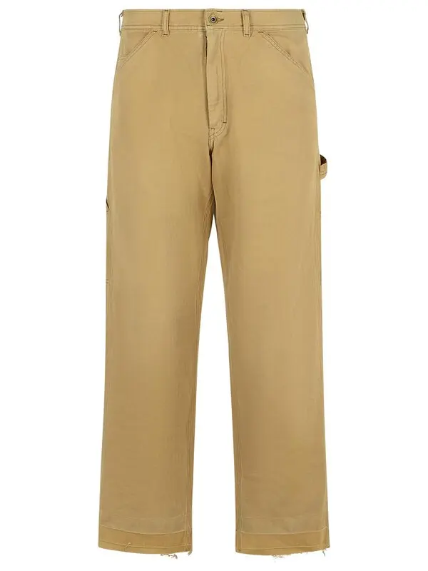 MAISON MARGIELA Beige Cotton Pants