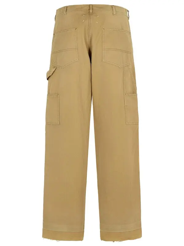 MAISON MARGIELA Beige Cotton Pants