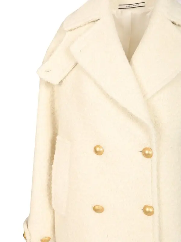 Tagliatore Short Double-breasted Alpaca Jacket