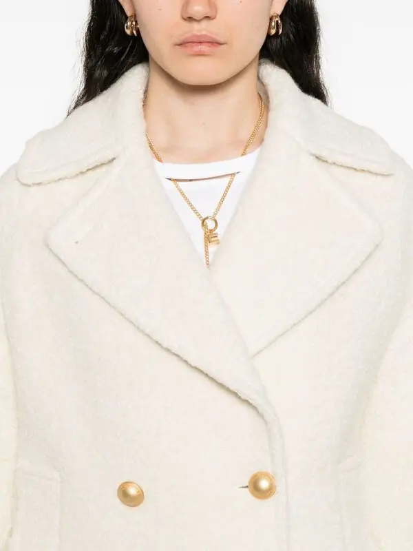 Tagliatore Short Double-breasted Alpaca Jacket