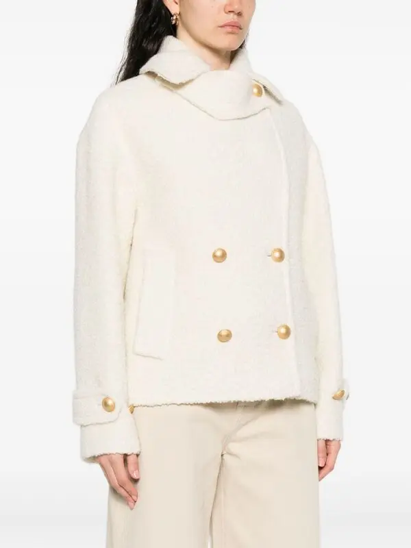 Tagliatore Short Double-breasted Alpaca Jacket