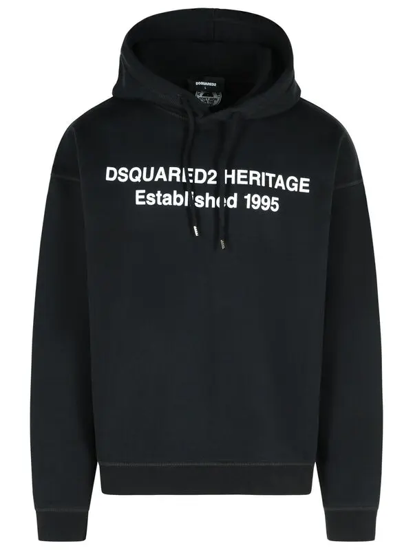 Dsquared2 Cotton Sweatshirt - Black