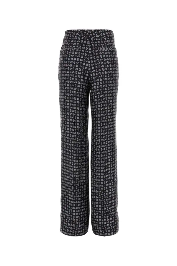 Prada Printed Silk Pant - Multicolor