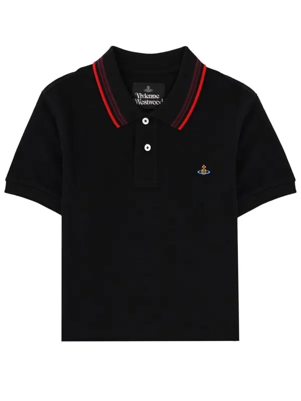 VIVIENNE WESTWOOD Polo With Logo - Black