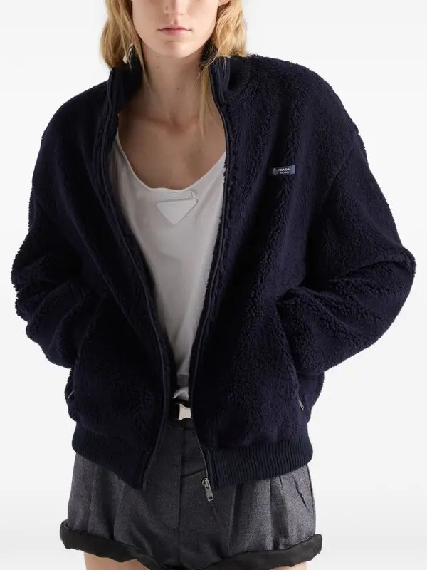 Prada Fleece Blouson Jacket