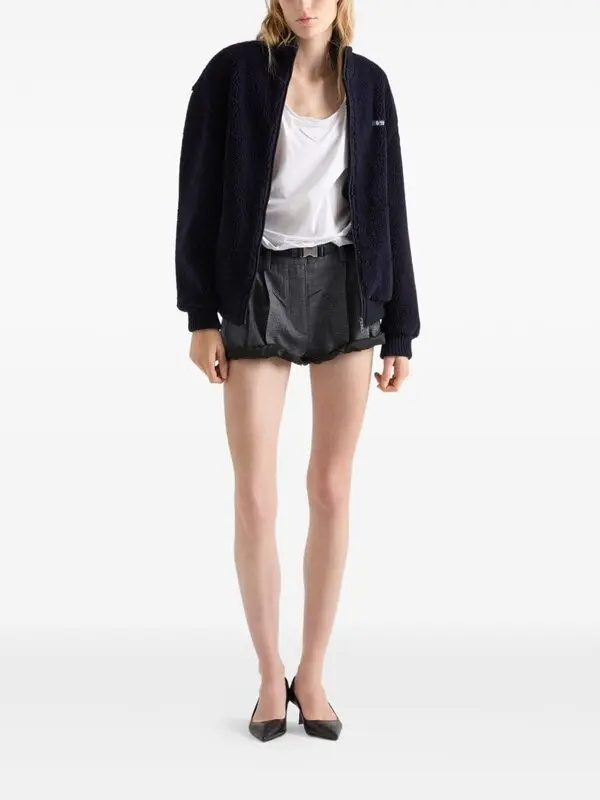 Prada Fleece Blouson Jacket - Multicolor