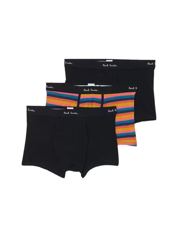Paul Smith Pack Of Three Boxers - Black