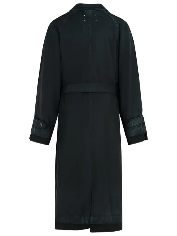 MAISON MARGIELA Virgin Wool Trench Coat