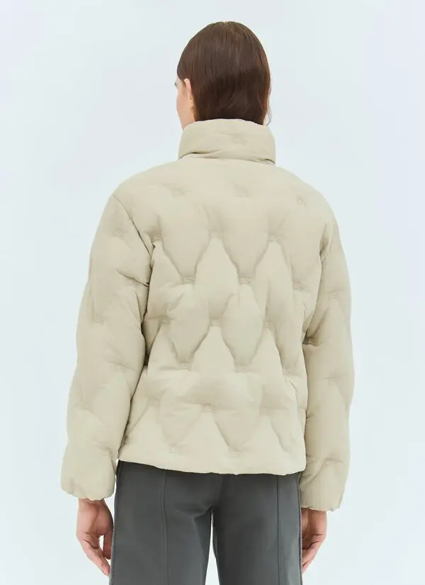 Burberry Ekd Nylon Down Jacket - Gray