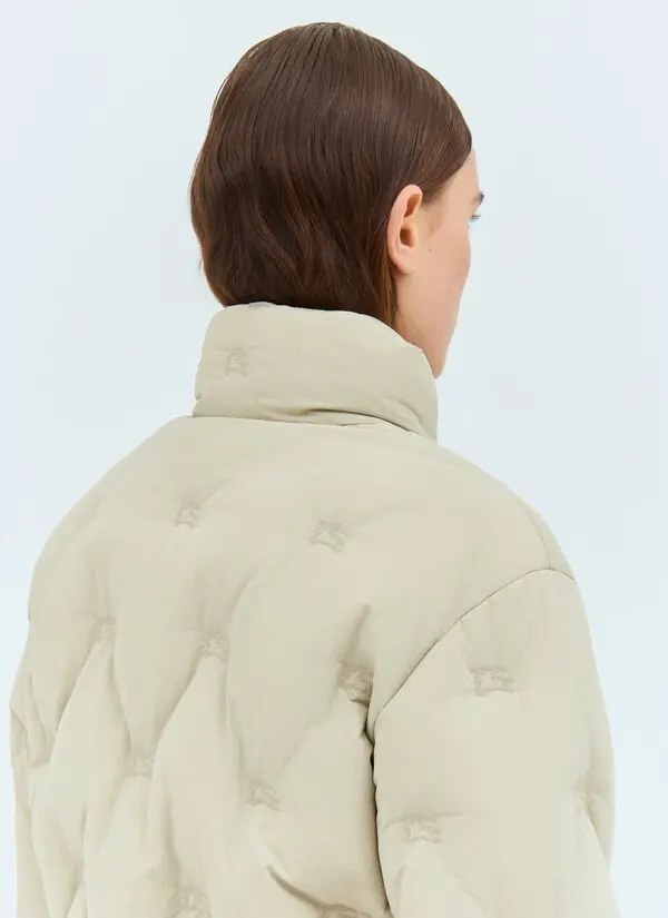 Burberry Ekd Nylon Down Jacket - Gray