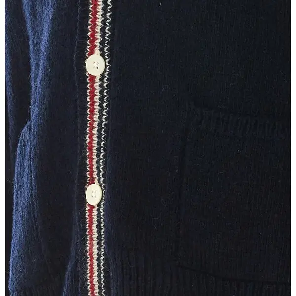 Thom Browne Donegal Intarsia Hector Patchwork Cardigan