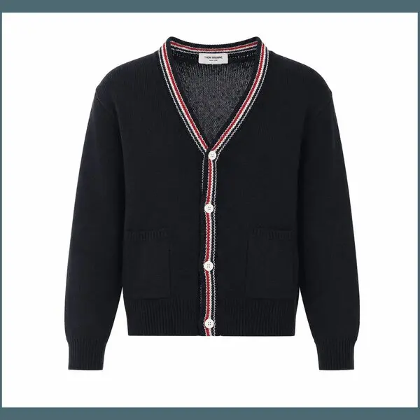 Thom Browne Cardigan - Blue