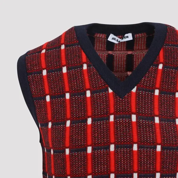 JIL SANDER Sleeveless Knitted Vest