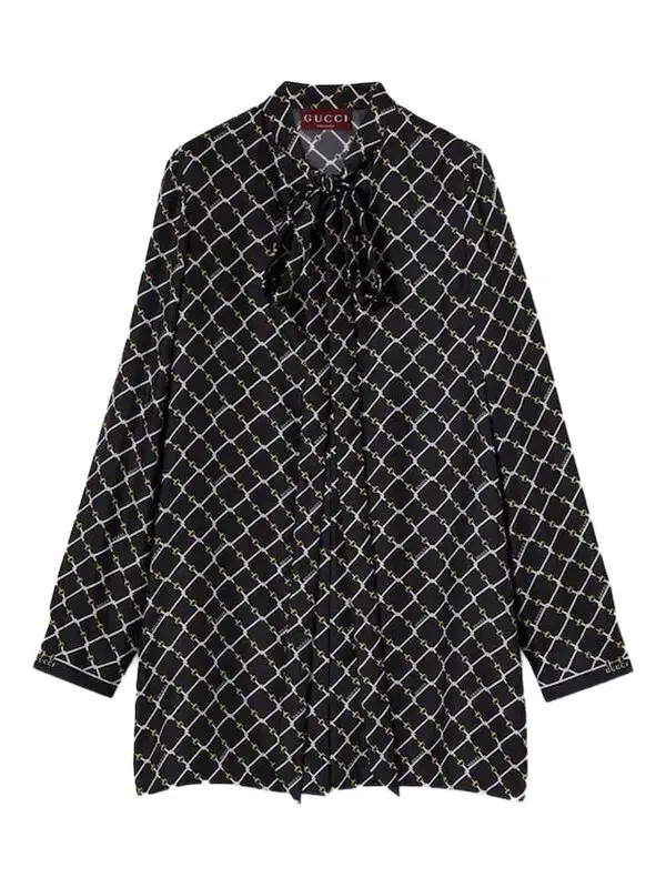 Gucci Printed Silk Shirt - Multicolor