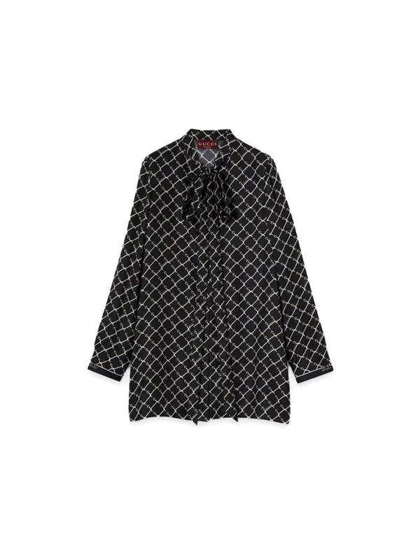 Gucci Printed Silk Shirt - Multicolor