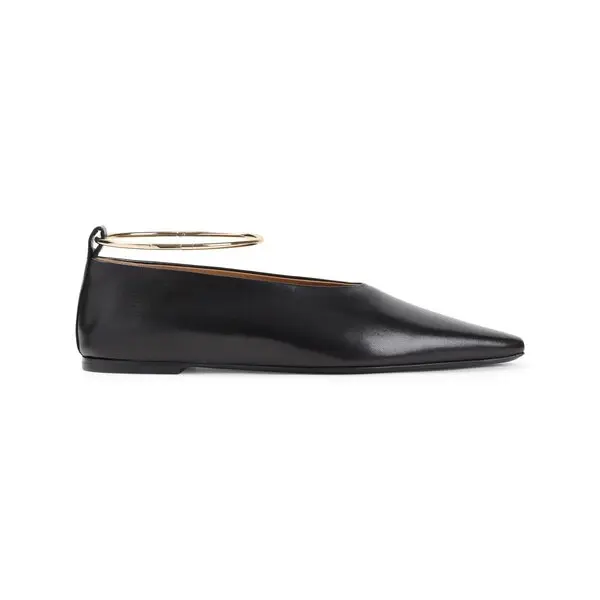 JIL SANDER Ring Ballerina - Black