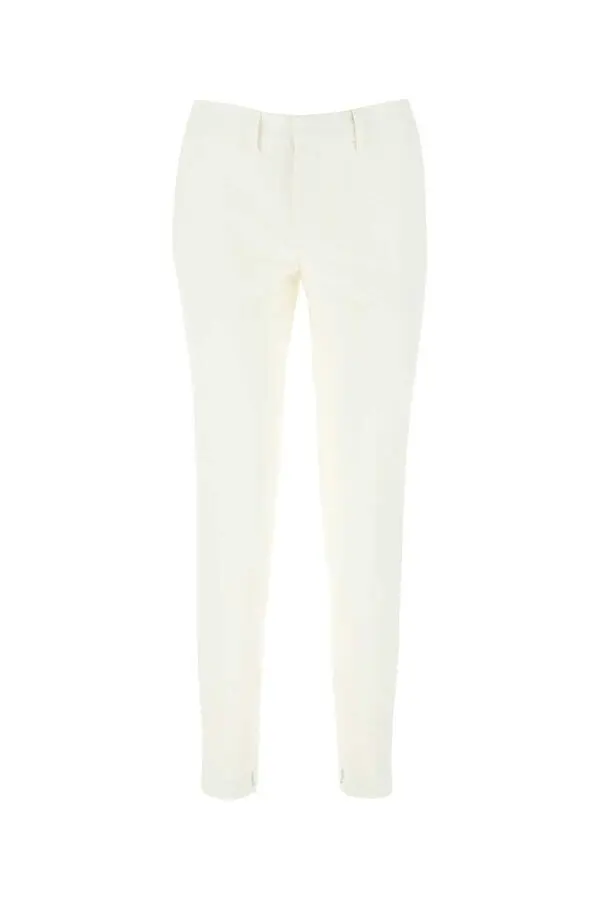 Saint Laurent Ivory Wool Pant