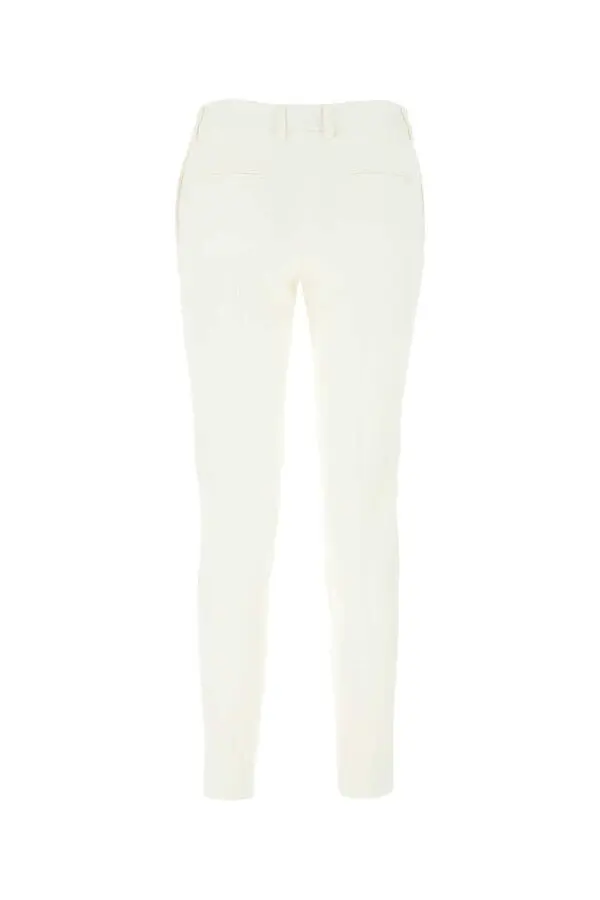 Saint Laurent Ivory Wool Pant