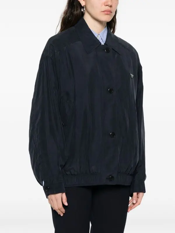 Prada Silk Blouson Jacket