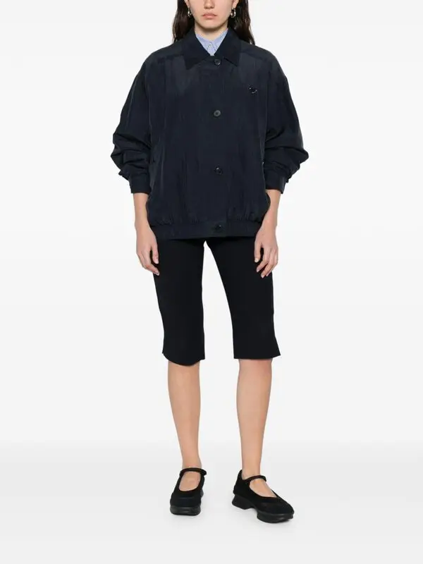 Prada Silk Blouson Jacket - Multicolor