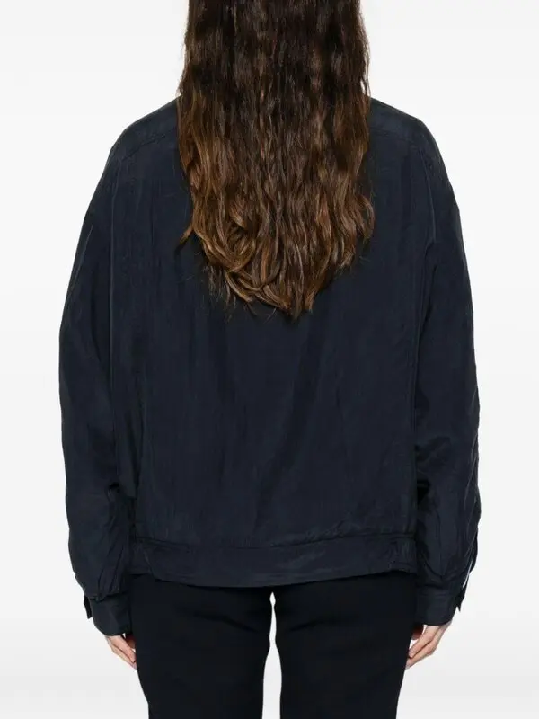 Prada Silk Blouson Jacket - Multicolor