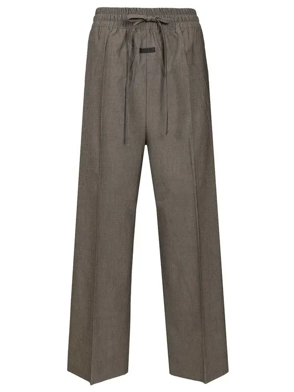 Fear Of God Wide Leg Trousers - Gray