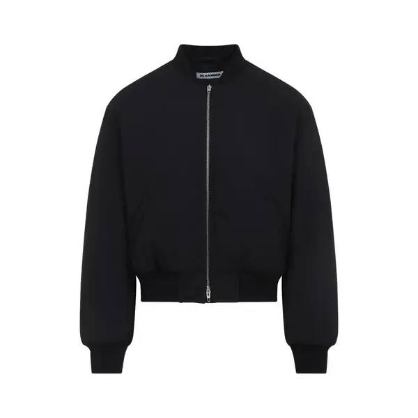JIL SANDER Cropped Bomber Jacket