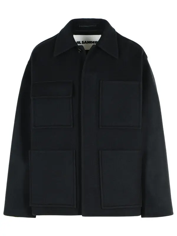 JIL SANDER Cashmere Jacket - Black