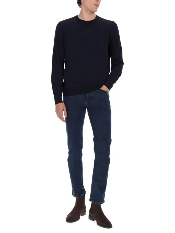 BOSS Logo Sweater - Blue