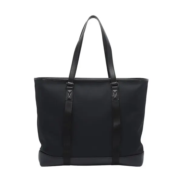 TOD'S Medium Fabric And Leather Shopping Bag With Logo