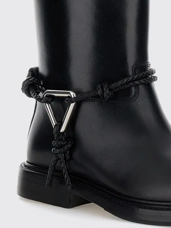 Bottega Veneta Leather Boots - Black